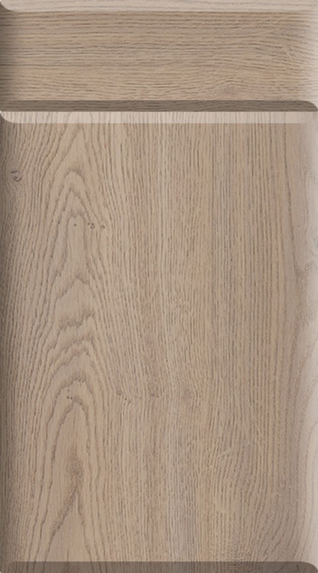 Bevelled Edge Cremona Oak Cannolo Kitchen Doors | Made-to-measure | DIY ...