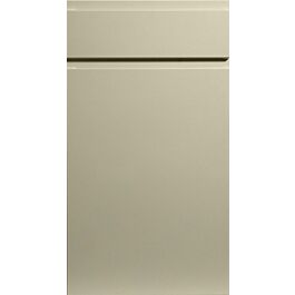 Handleless Slab Super Matt Alabaster Kitchen Doors | Made-to-measure ...