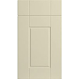 Raised Centre Shaker Super Matt Alabaster Kitchen Doors | Made-to ...