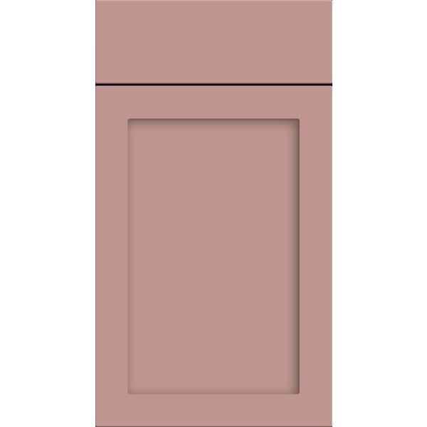 Skinny Frame Shaker Matt Blush Pink Kitchen Doors | Made-to-measure ...