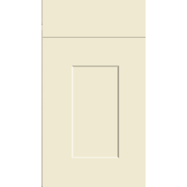 Recessed Panel Shaker Super Matt Alabaster Kitchen Doors | Made-to ...