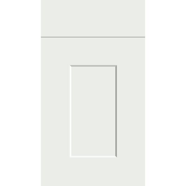 Recessed Panel Shaker Satin White Kitchen Doors | Made-to-measure | DIY ...