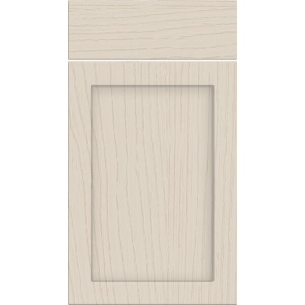 Skinny Frame Shaker Woodgrain Matt Taupe Grey Kitchen Doors | Made-to ...
