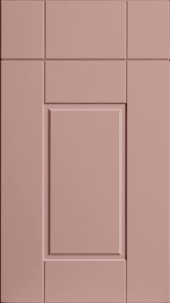 Raised Centre Shaker Matt Blush Pink Kitchen Doors | Made-to-measure ...
