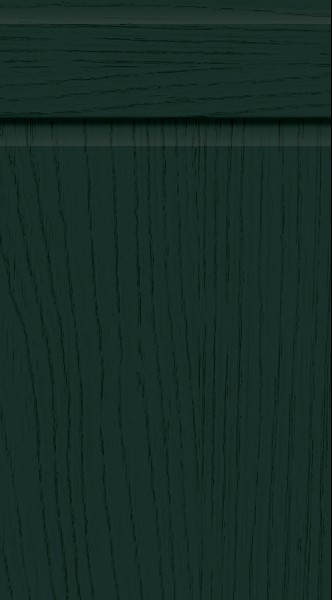 Handleless Slab Woodgrain Matt Fir Green Kitchen Doors | Made-to ...