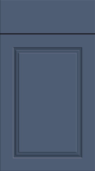 Square Recess Matt Colonial Blue Kitchen Doors | Made-to-measure | DIY ...