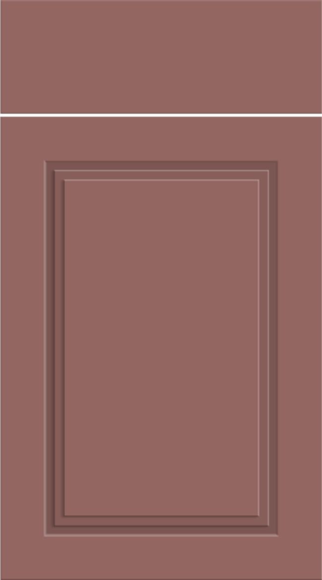 Square Recess Super Matt Rusty Red Kitchen Doors | Made-to-measure ...